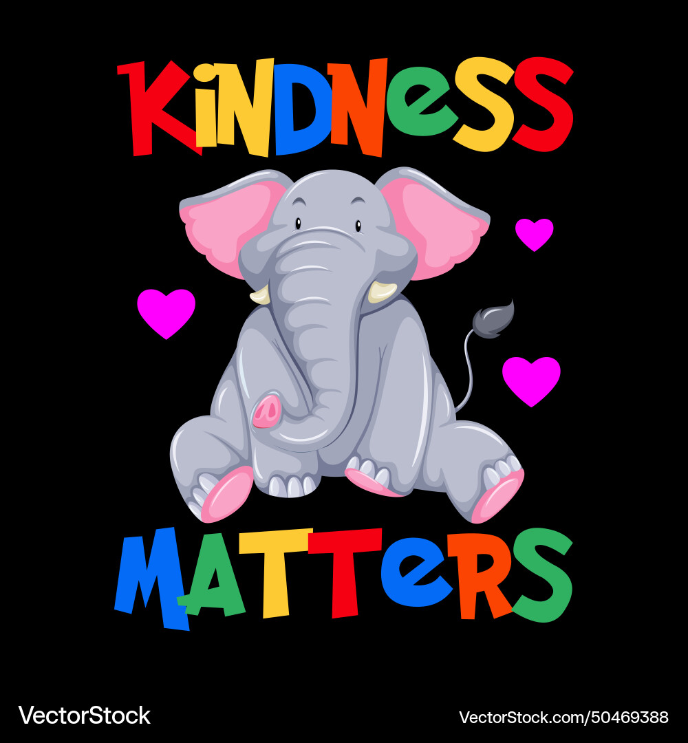 Autism awareness shirt kindness matters Royalty Free Vector