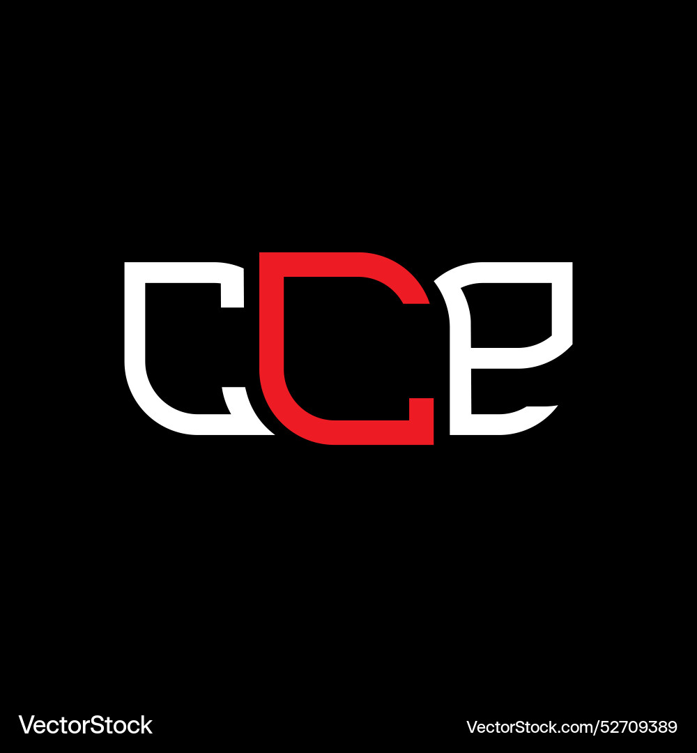 Ccp logo design simple and modern Royalty Free Vector Image