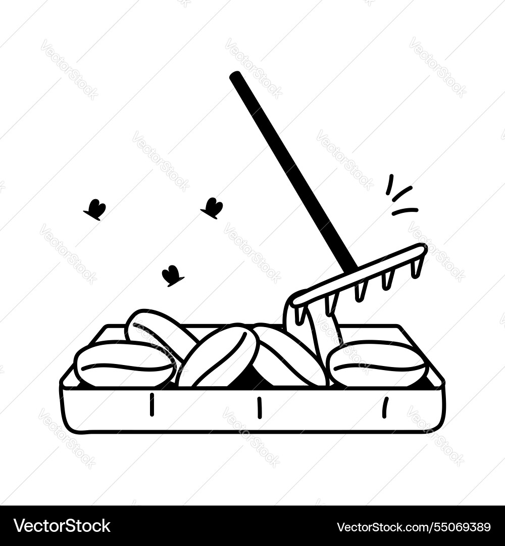 Coffee cleaning Royalty Free Vector Image - VectorStock