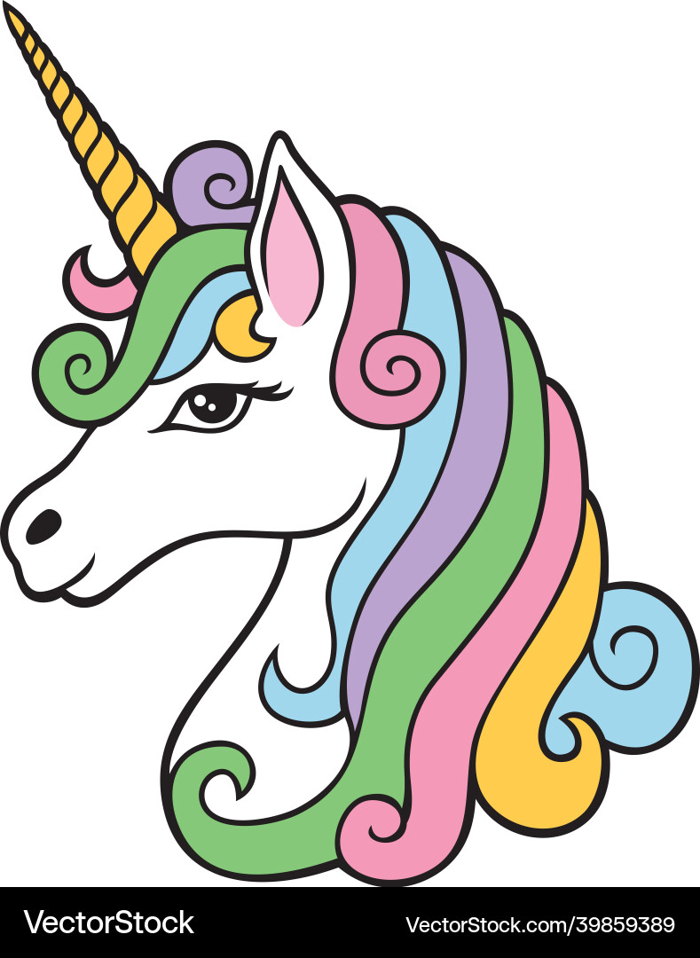 Unicorn Head Icon Vector Images (over 4,200)