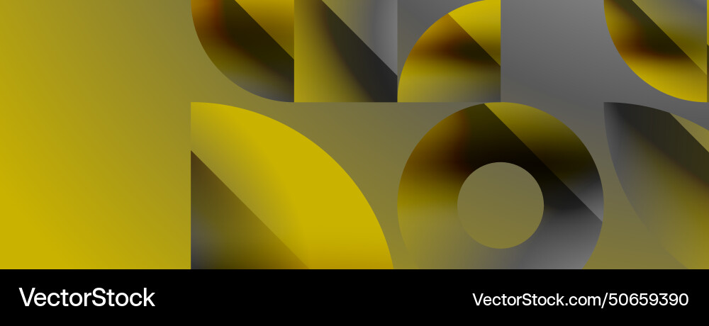 Triangles lines and round shapes - dynamic Vector Image