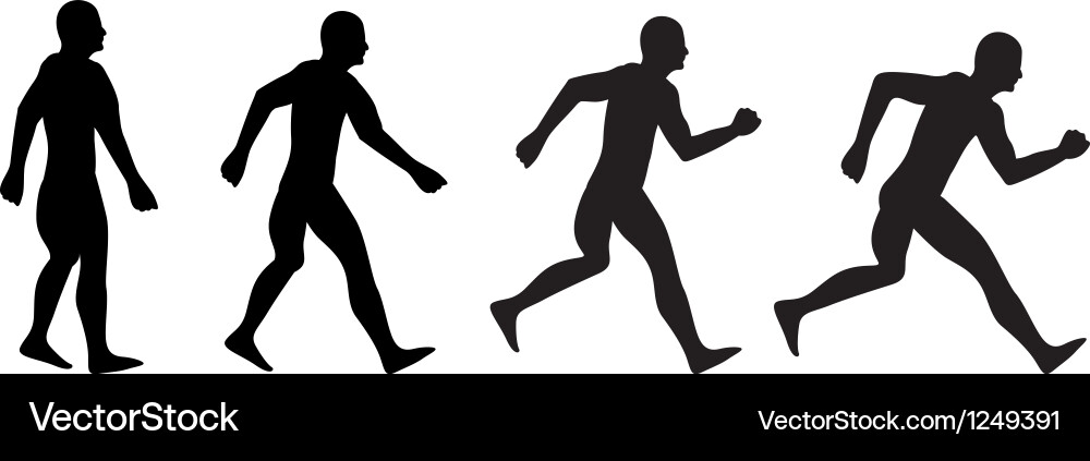 Start running Royalty Free Vector Image - VectorStock