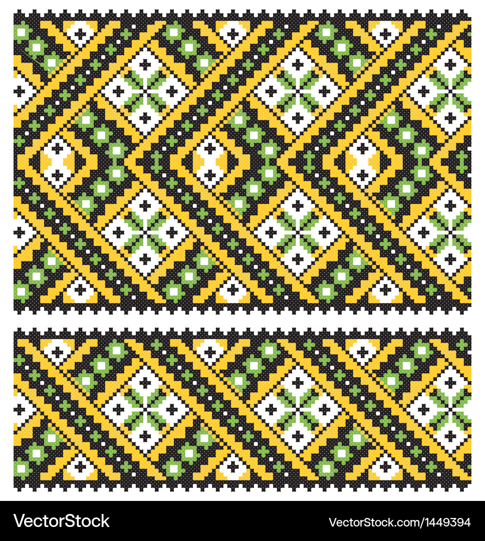 Embrodery ornaments Royalty Free Vector Image - VectorStock