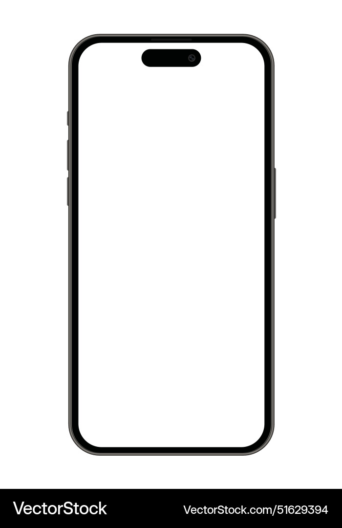 Smart phones apple iphone 14 pro max on white Vector Image