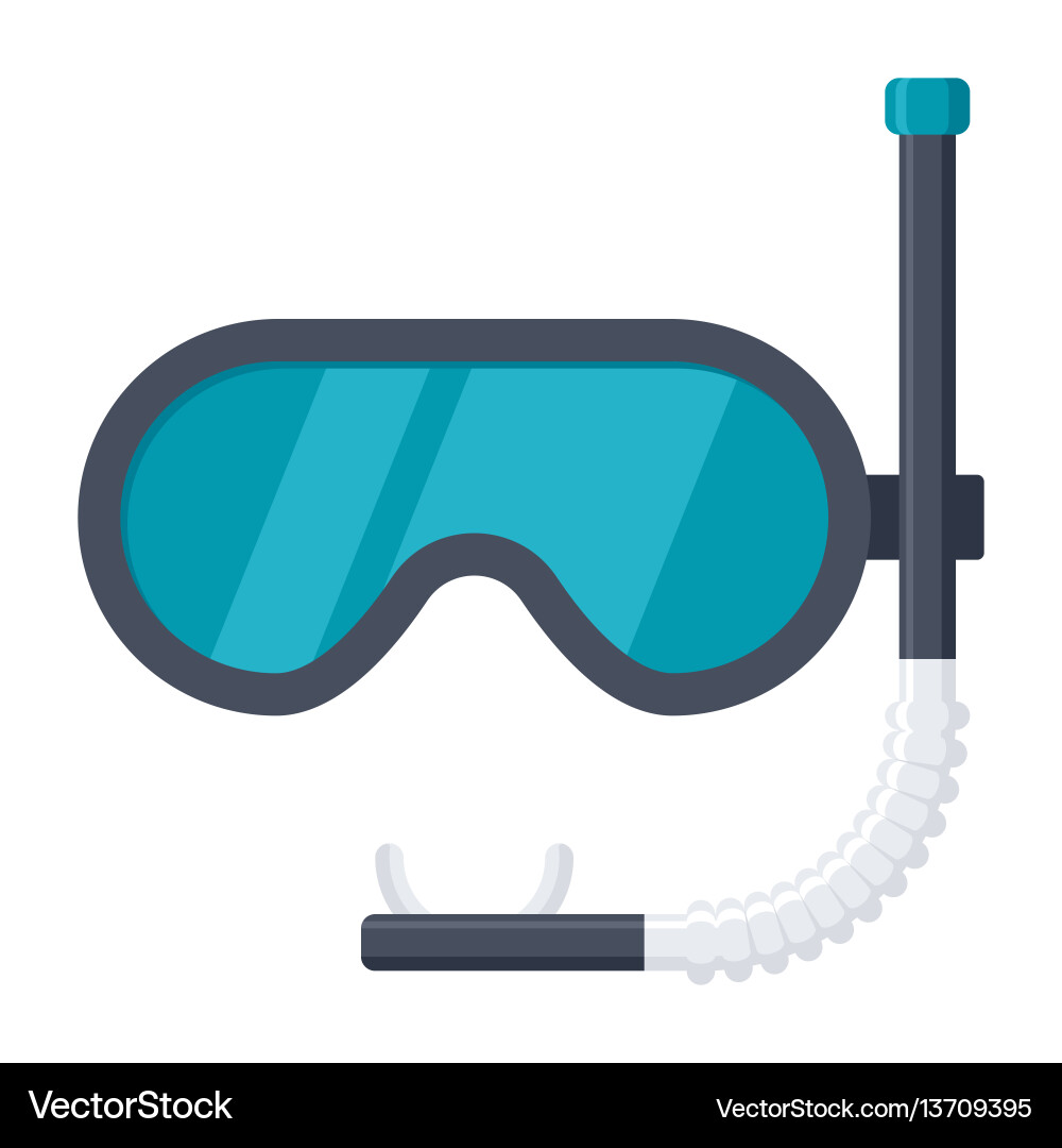 Dive mask icon Royalty Free Vector Image - VectorStock