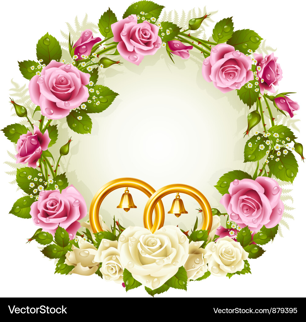 Flower frame Royalty Free Vector Image - VectorStock
