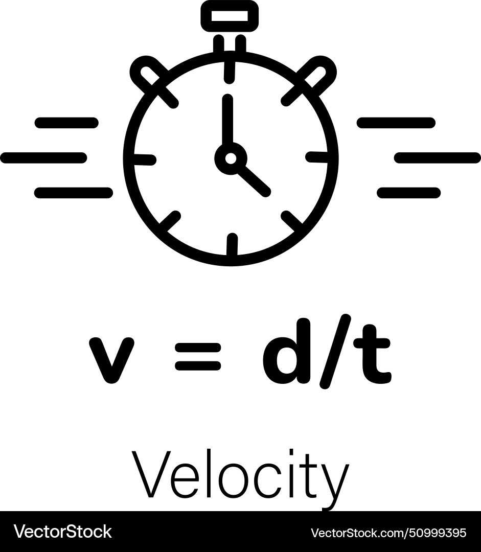 Velocity Royalty Free Vector Image - VectorStock