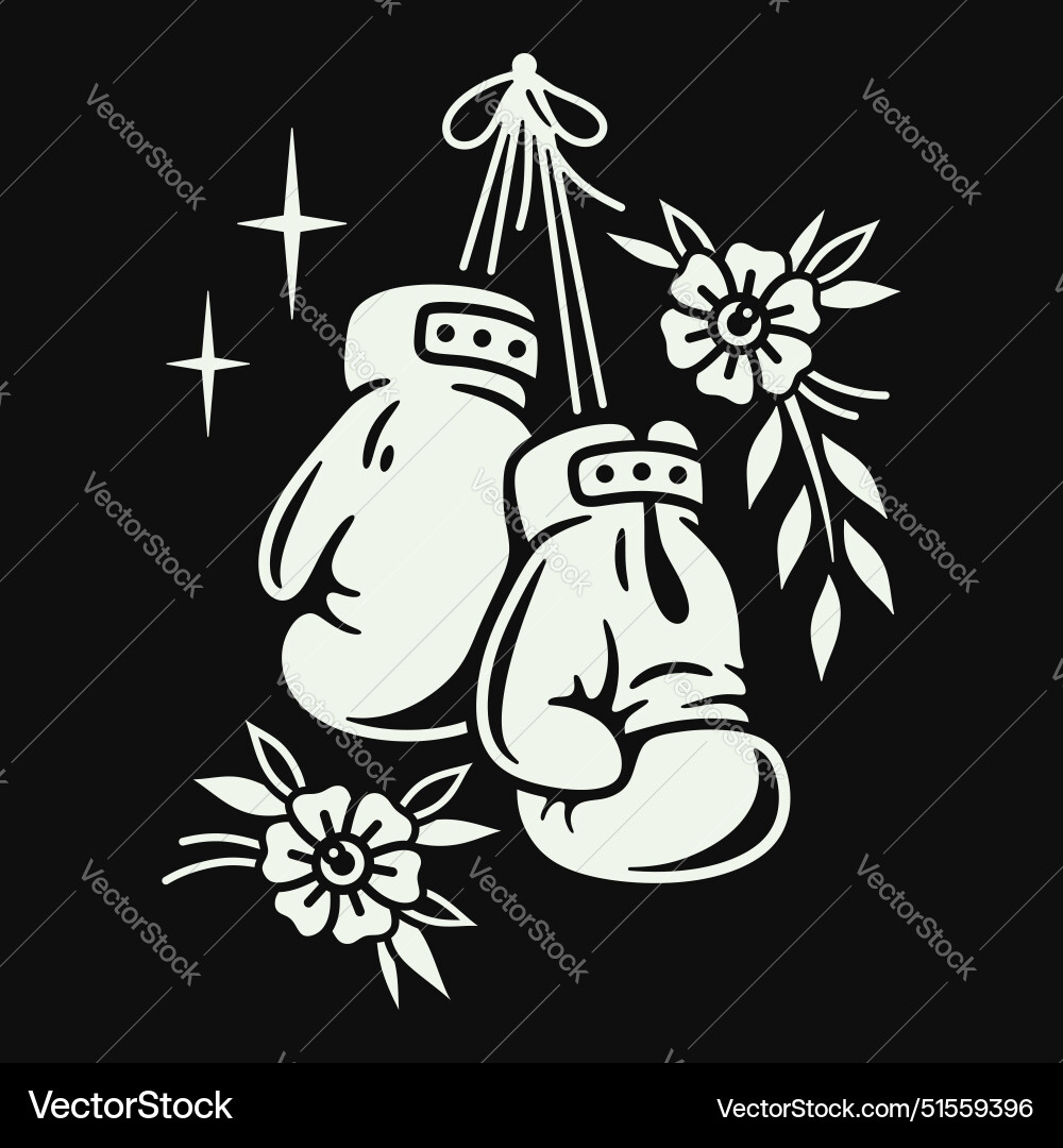 Boxing gloves design Royalty Free Vector Image