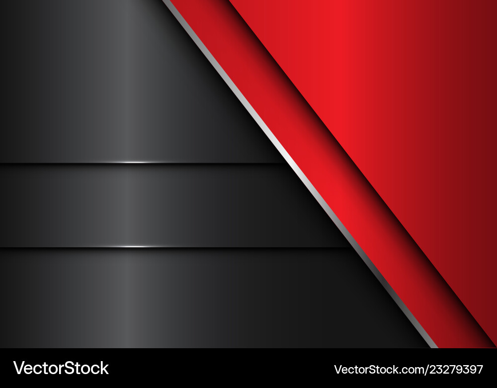 Abstract Metal Grey Red Background Royalty Free Vector Image