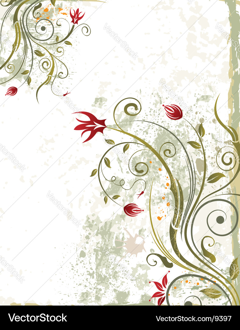 Background flower Royalty Free Vector Image - VectorStock