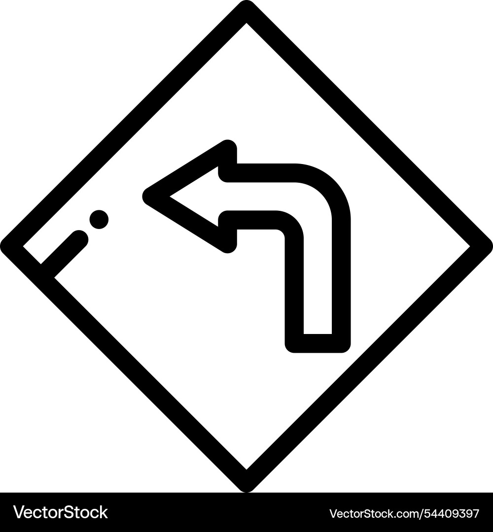 Leg icon thin linear style design isolated Vector Image