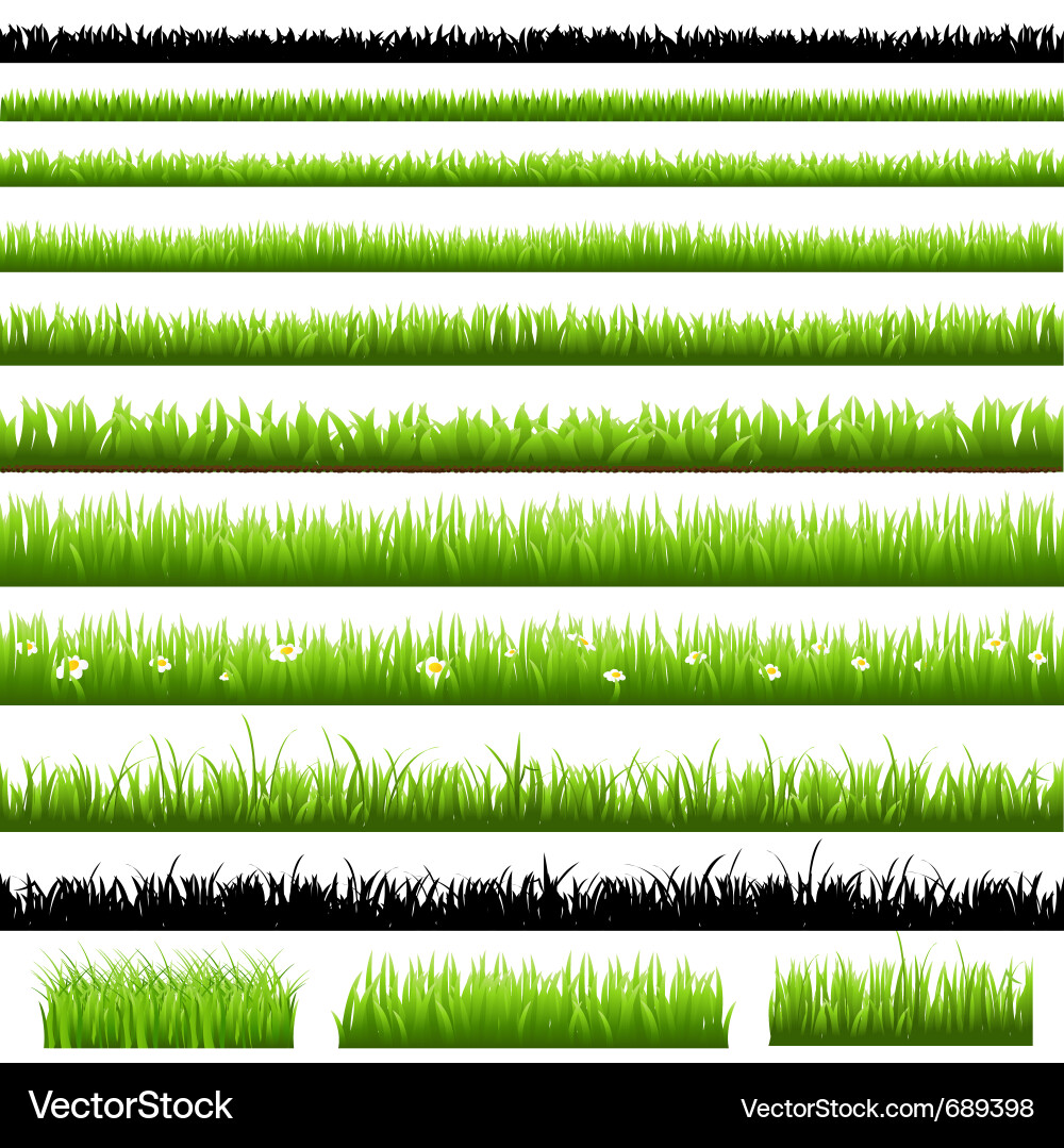 Grass and sky Royalty Free Vector Image - VectorStock