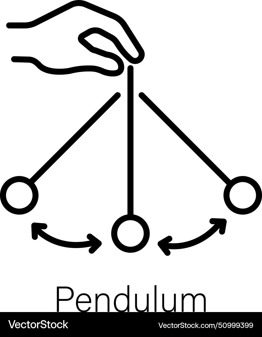Pendulum Royalty Free Vector Image - VectorStock