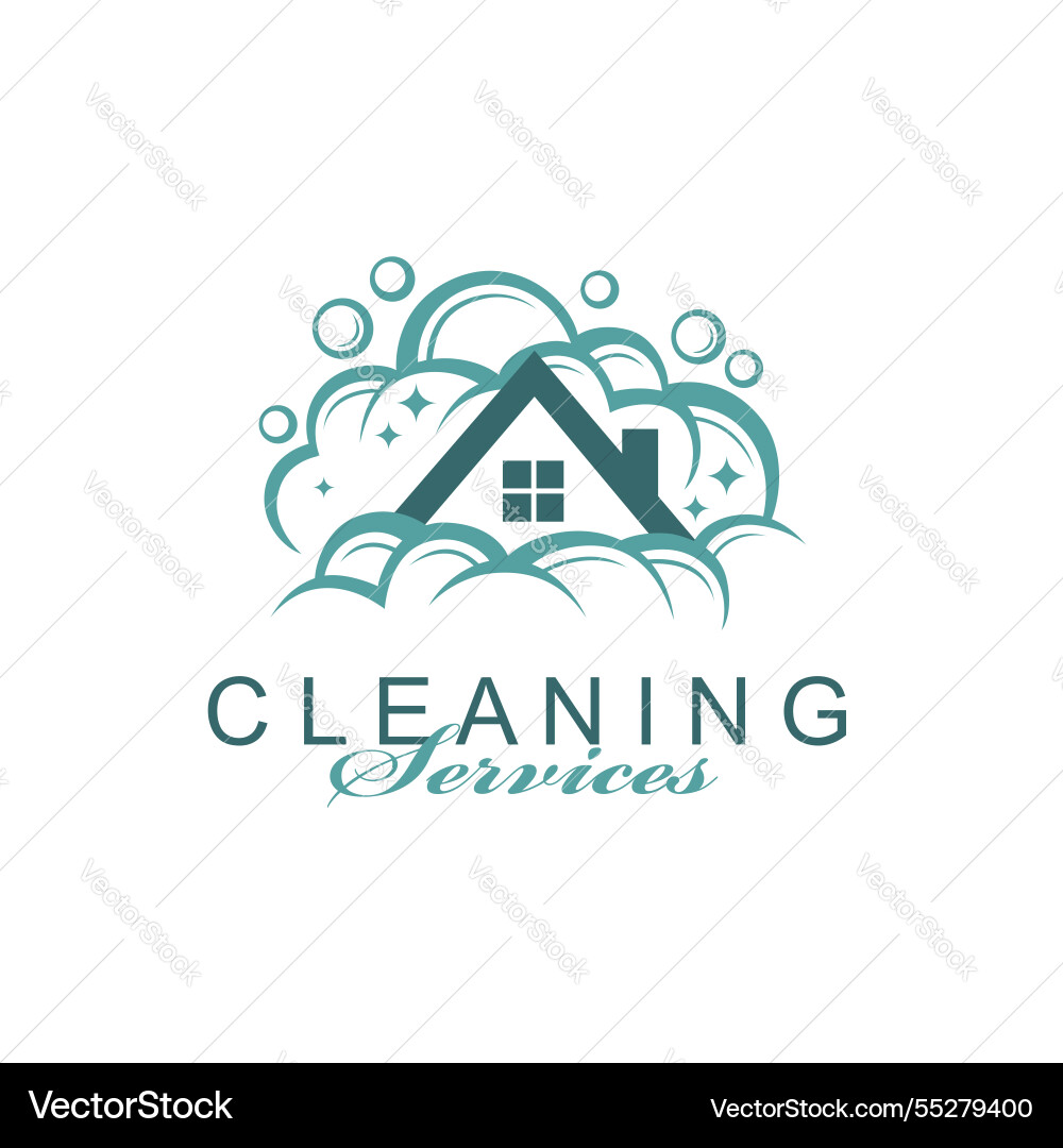 Cleaning service design Royalty Free Vector Image
