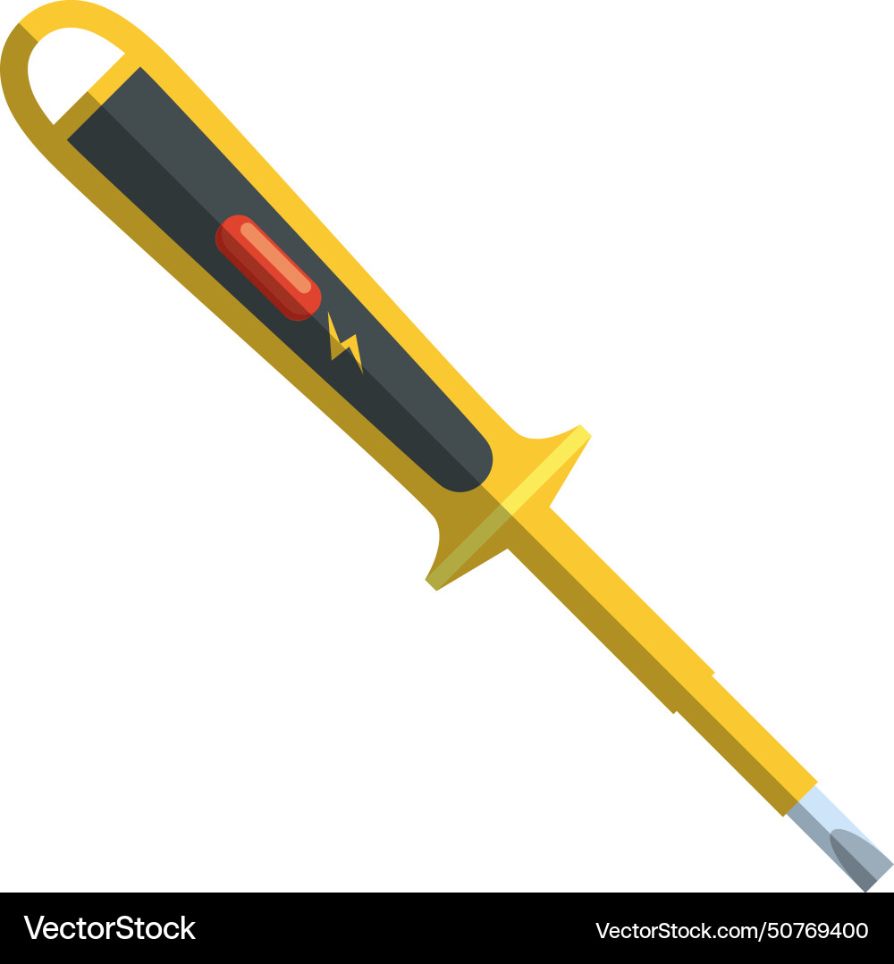 Electric power tester cartoon voltage measure Vector Image