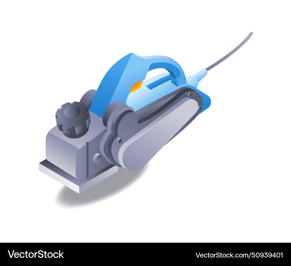 Carpenter tools flat isometric 3d Royalty Free Vector Image