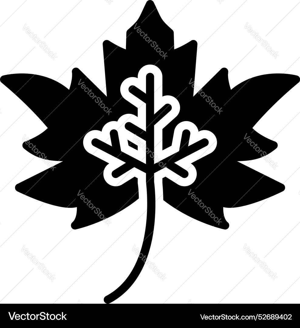 Leaf icon Royalty Free Vector Image - VectorStock