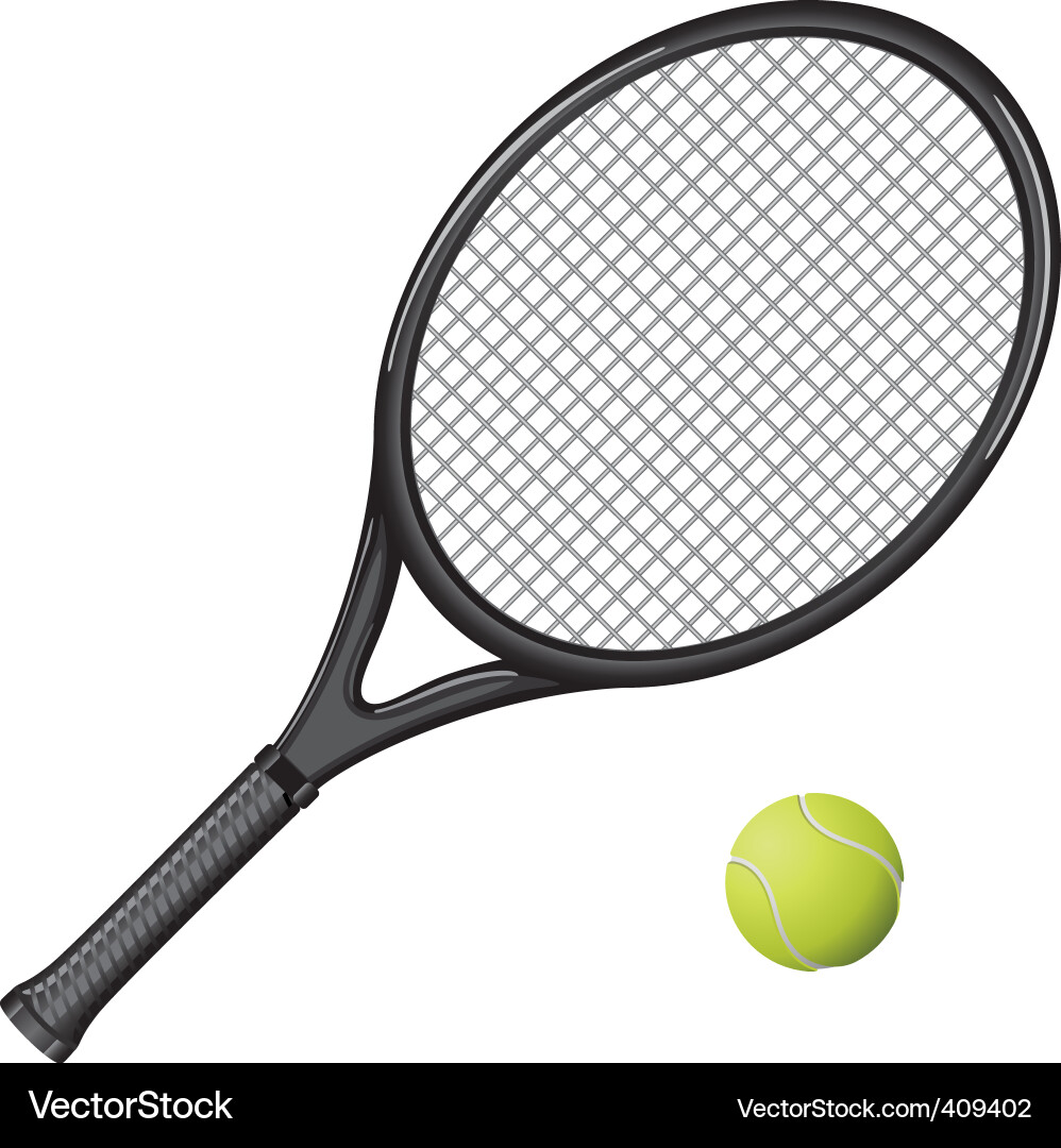 Tennis racket Royalty Free Vector Image - VectorStock