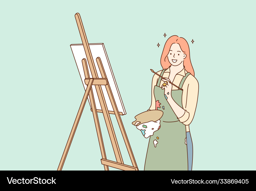 Profession art work creativity concept Royalty Free Vector