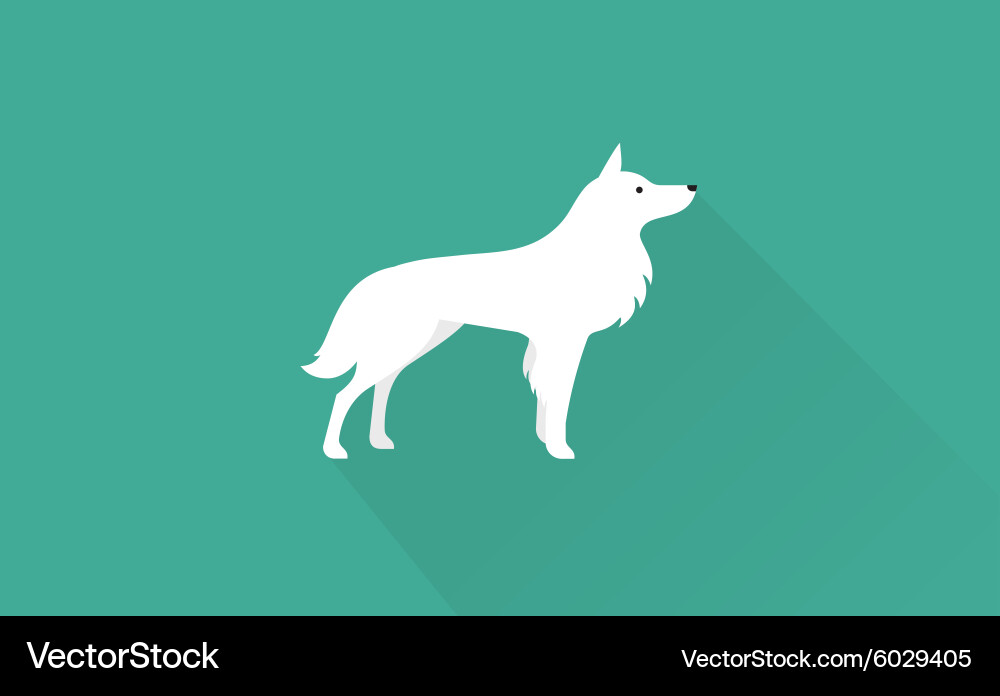 Samoyed icon Royalty Free Vector Image - VectorStock