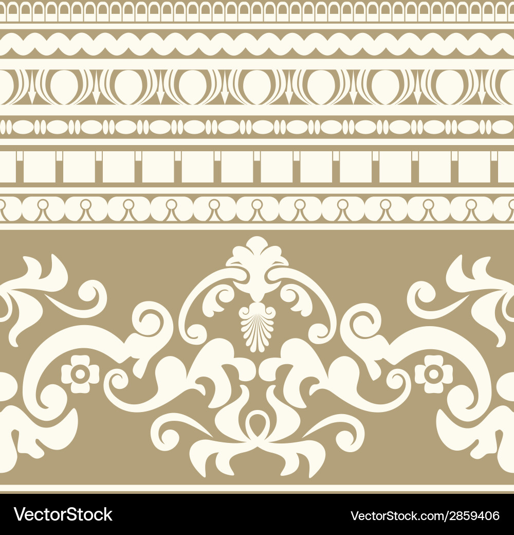 Greek Ornamental Pattern Royalty Free Vector Image