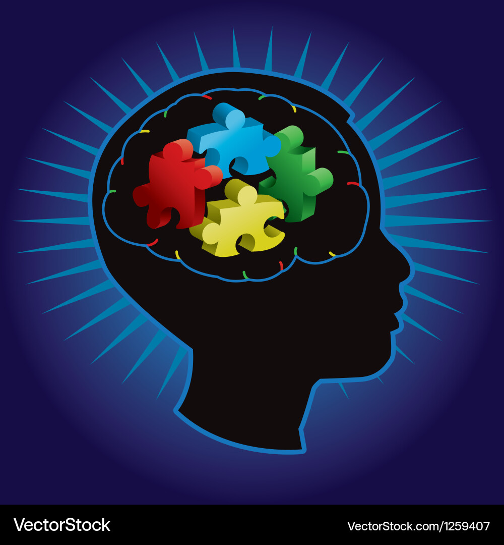 Autism child Royalty Free Vector Image - VectorStock