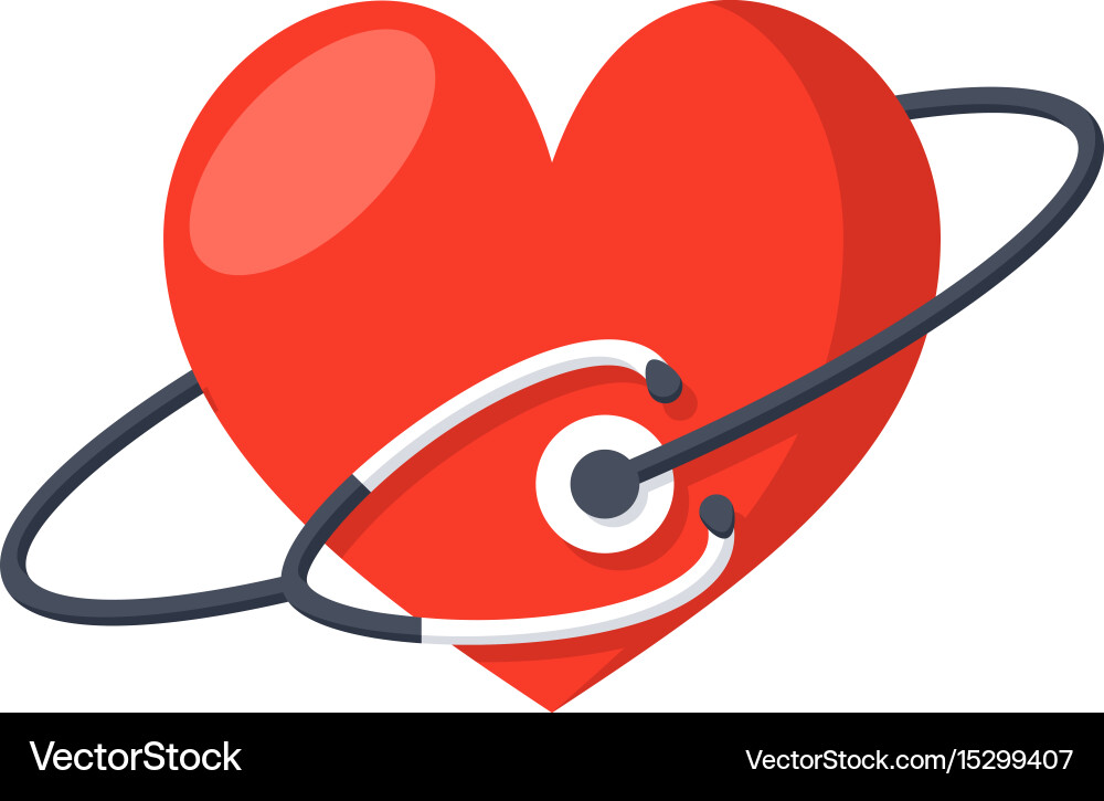 Heart care icon Royalty Free Vector Image - VectorStock