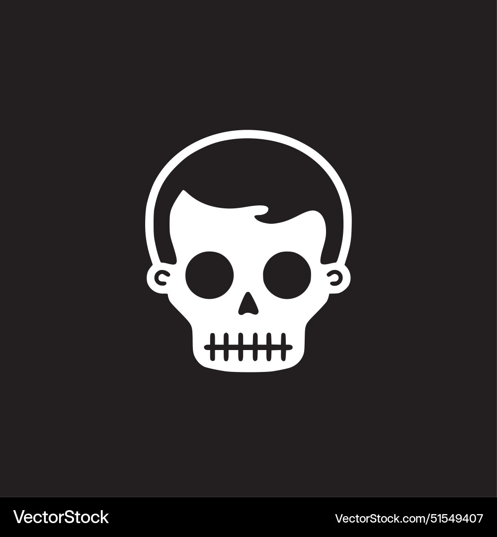Skeleton - high quality logo - ideal for t-shirt Vector Image