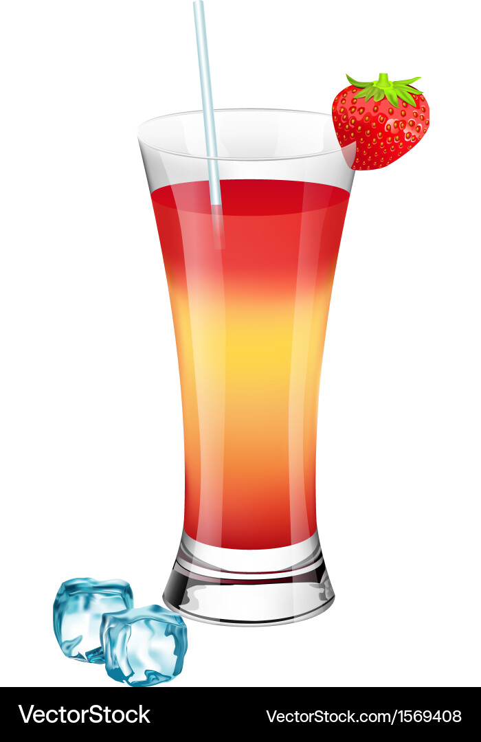 Cocktail Royalty Free Vector Image - VectorStock