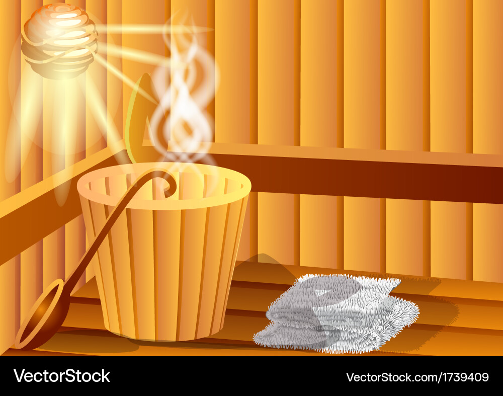 Sauna Royalty Free Vector Image - VectorStock