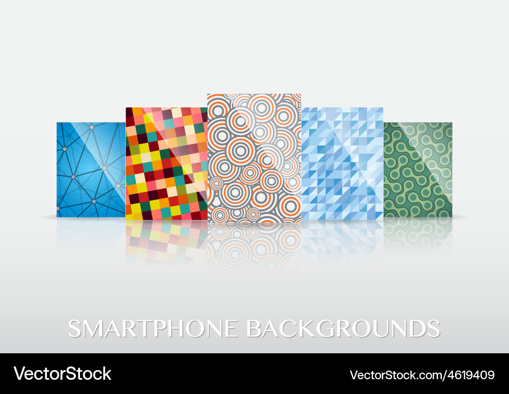 Smartphone wallpapers Royalty Free Vector Image