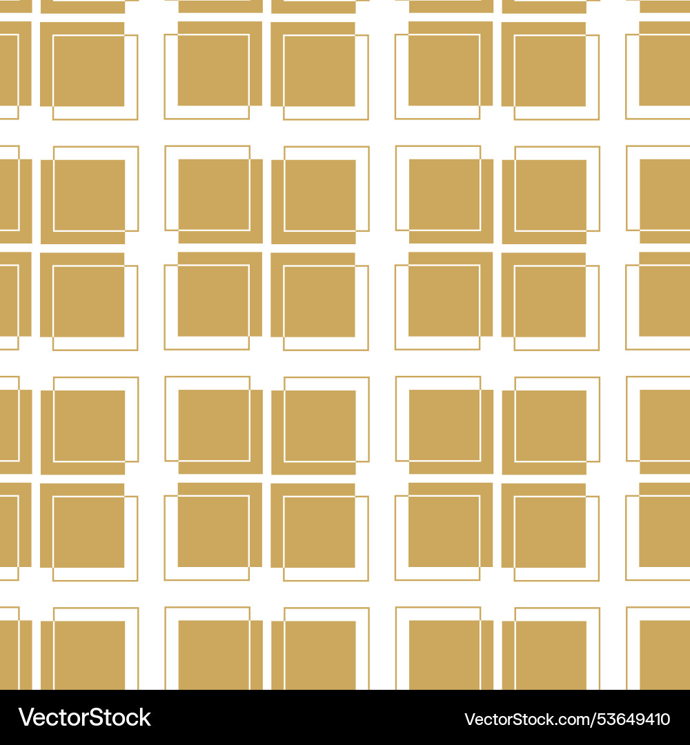 Abstract geometric pattern with squares stripes Vector Image