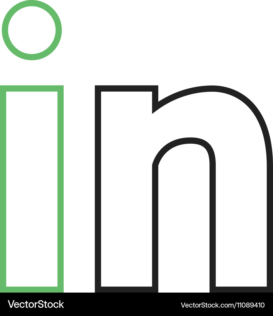 Linkedin Icon Vector Png Premium Vector | Linkedin Logo Vector Is A