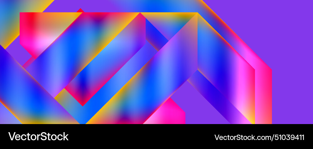 A colorful geometric pattern on purple Royalty Free Vector