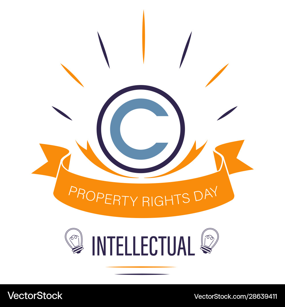 Copyright sign isolated icon intellectual Vector Image