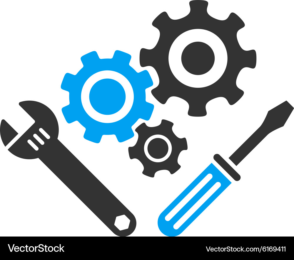 Mechanics tools icon Royalty Free Vector Image
