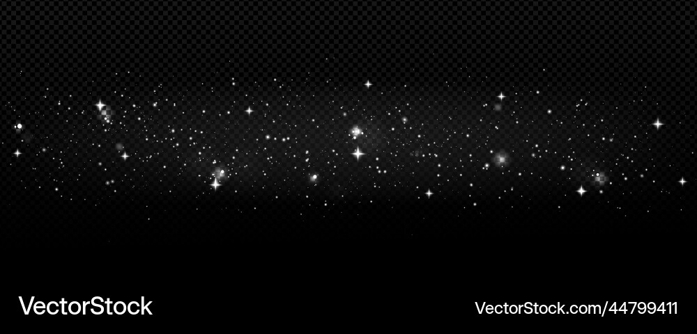 Stardust sparkles glitter star dust or twinkle Vector Image