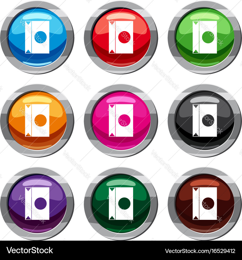 Big package set 9 collection Royalty Free Vector Image