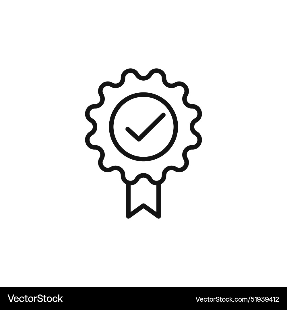 Certificate icon 2 logo sign outline Royalty Free Vector