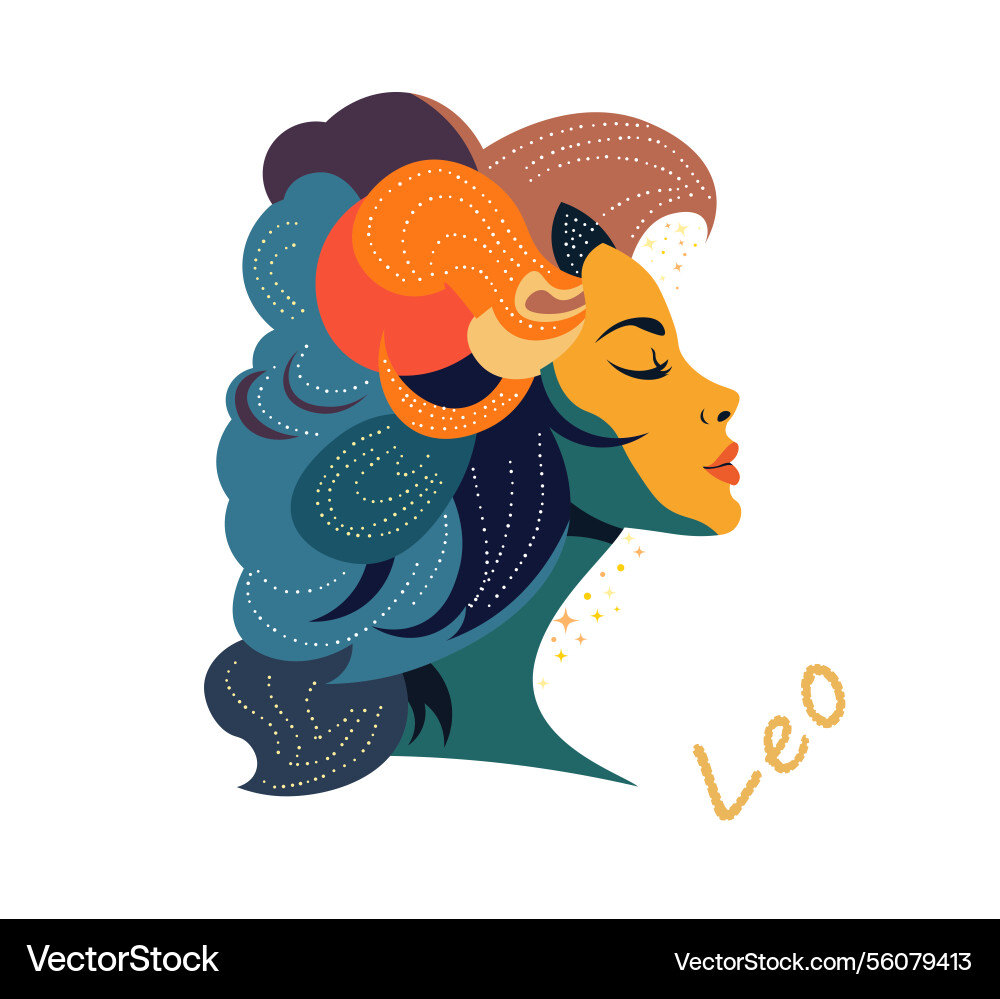 Leo sign Royalty Free Vector Image - VectorStock