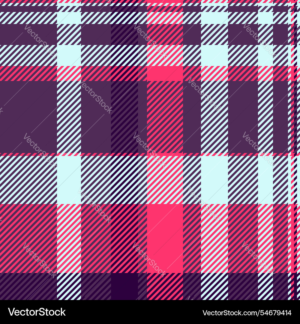 Attire textile plaid trendy pattern fabric Vector Image