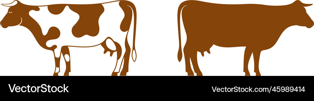 Cow Royalty Free Vector Image - VectorStock