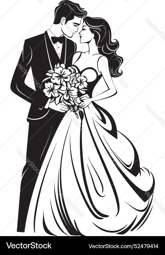 Eternal bliss iconic black logo design Royalty Free Vector