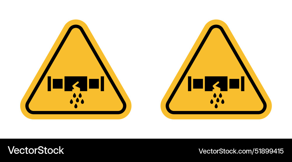 Caution about potential safety hazard due Vector Image