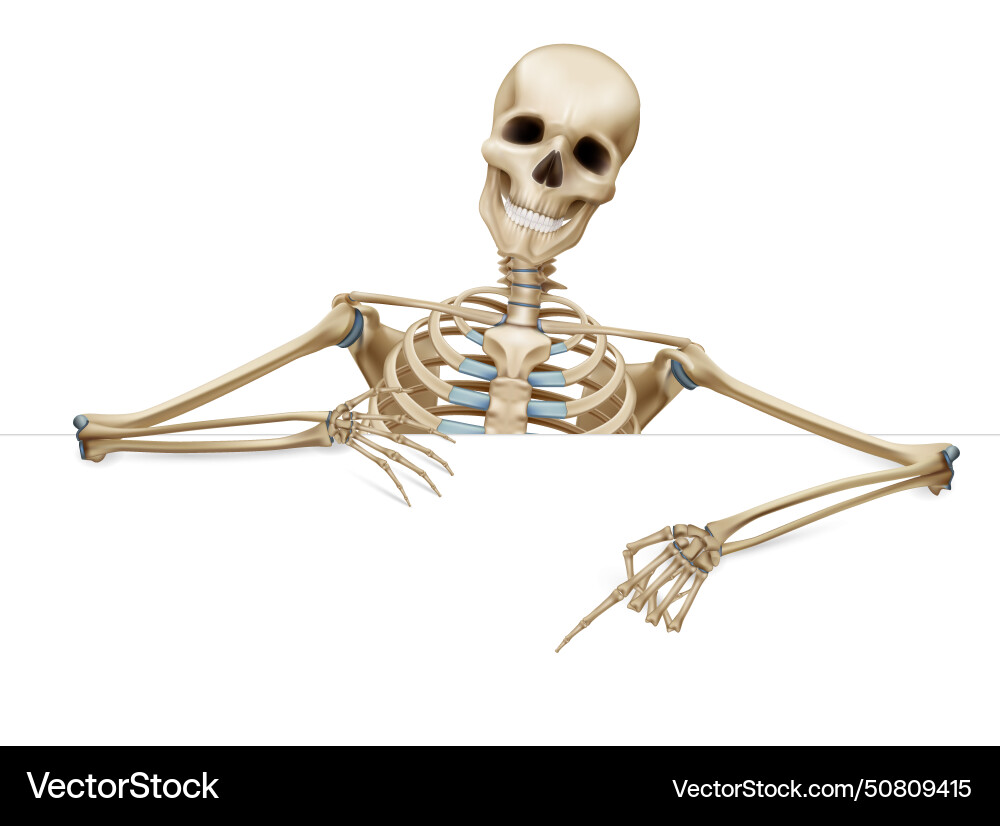 Human skeleton gesture composition Royalty Free Vector Image
