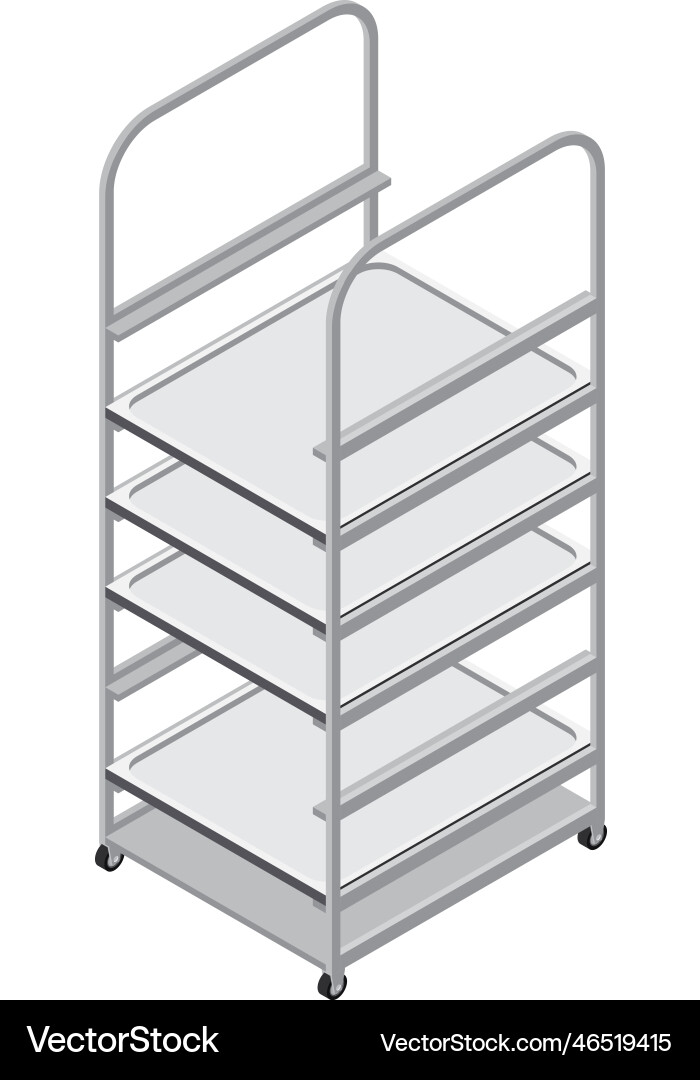 Isometric rack Royalty Free Vector Image - VectorStock