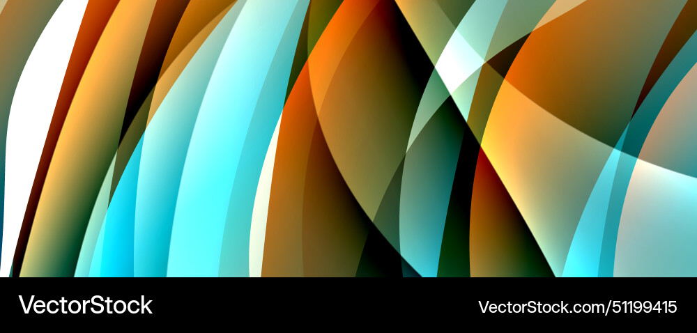 Vibrant geometric pattern in electric blue Vector Image