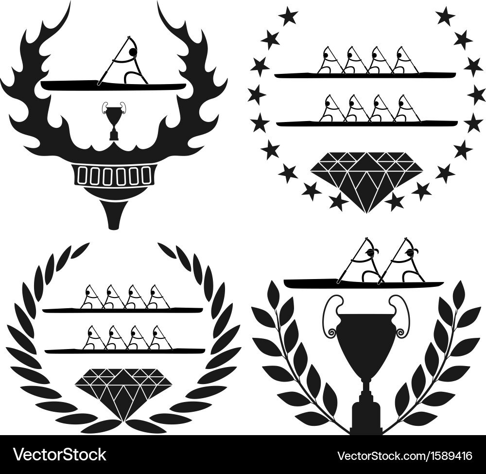 Canoe Royalty Free Vector Image - VectorStock