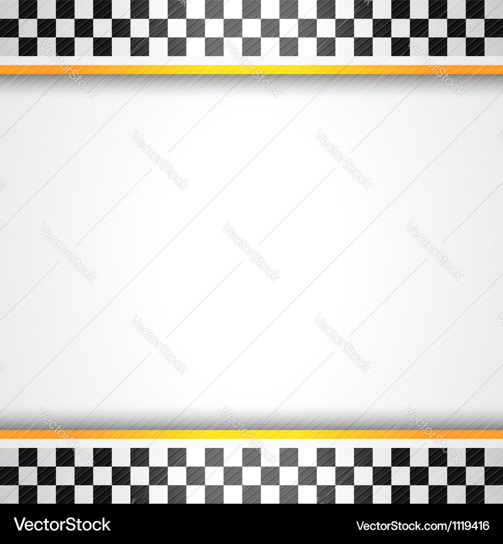 Racing Checkerboard Background Royalty Free Vector Image