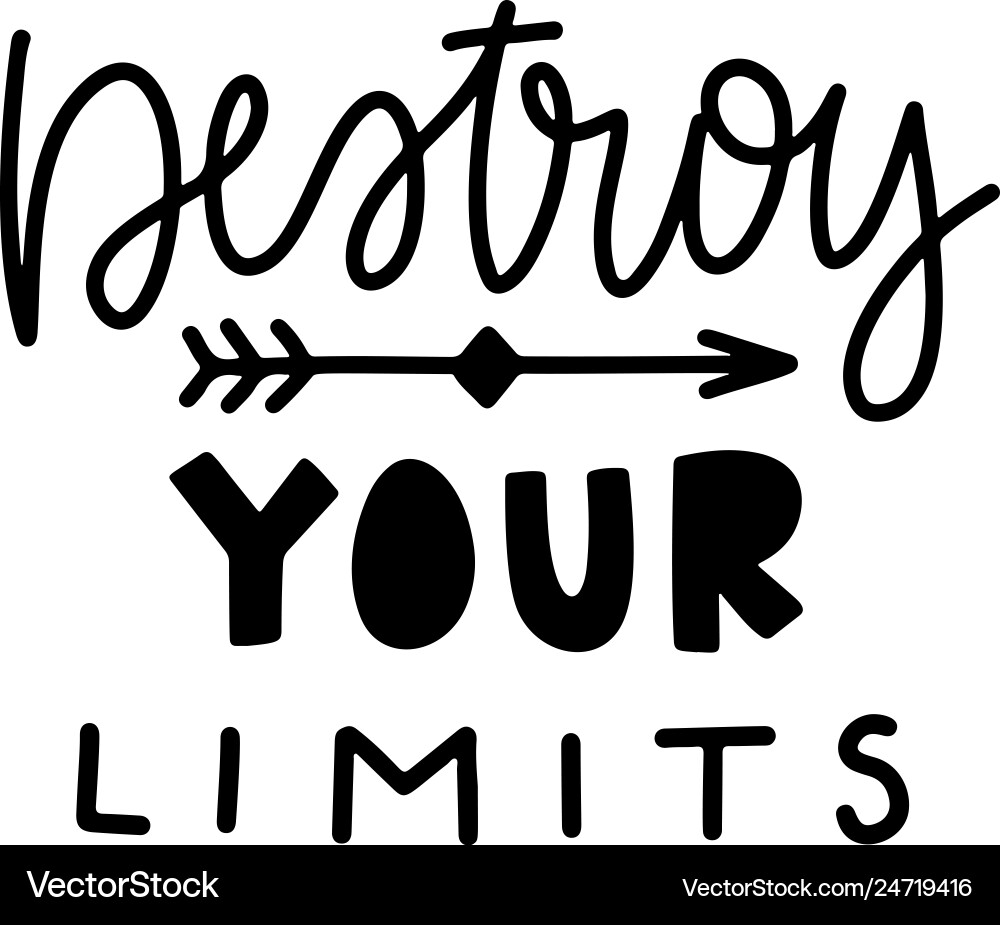 Typography motivational poster Royalty Free Vector Image